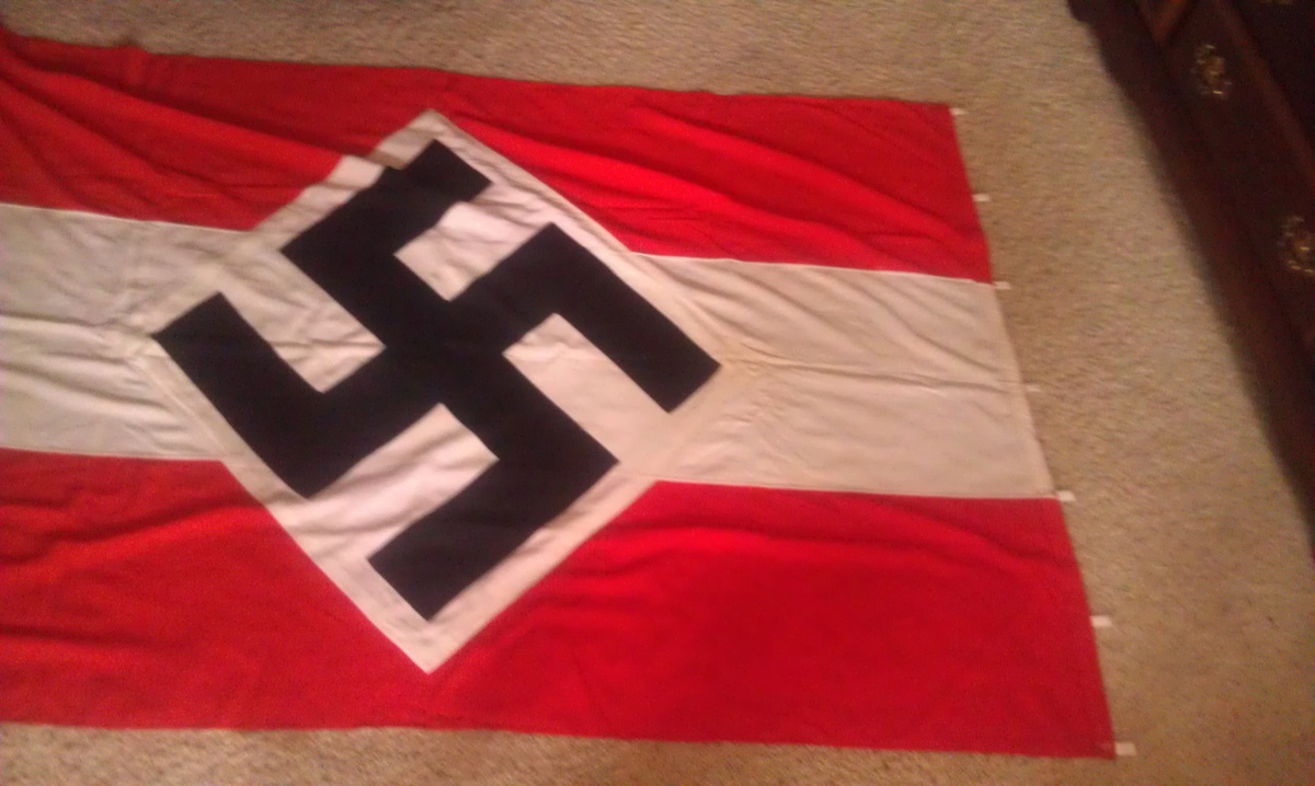 Vintage Original WW2 Era German Flag Collectors Weekly vintage-original-ww2-era-german-flag-collectors-weekly